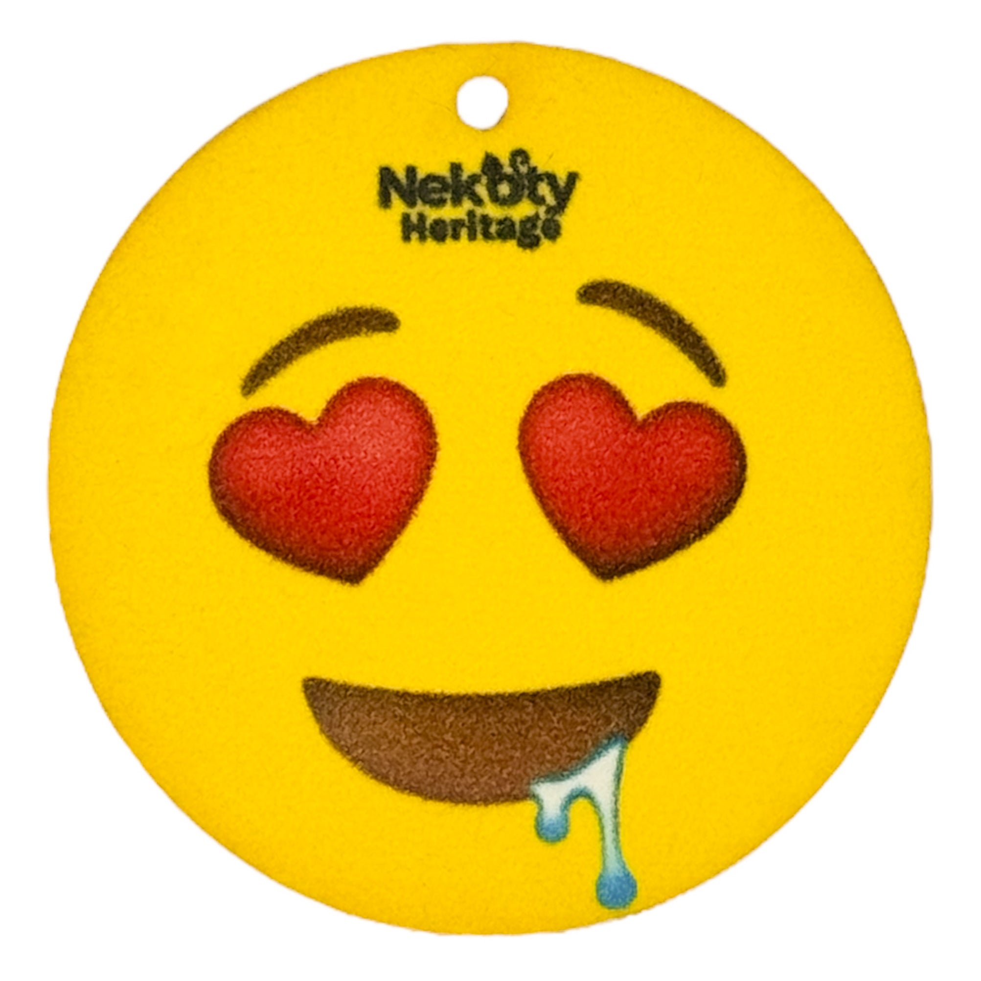Drooling Cute Face Emoji Hanging Air Fresheners | Nekoty