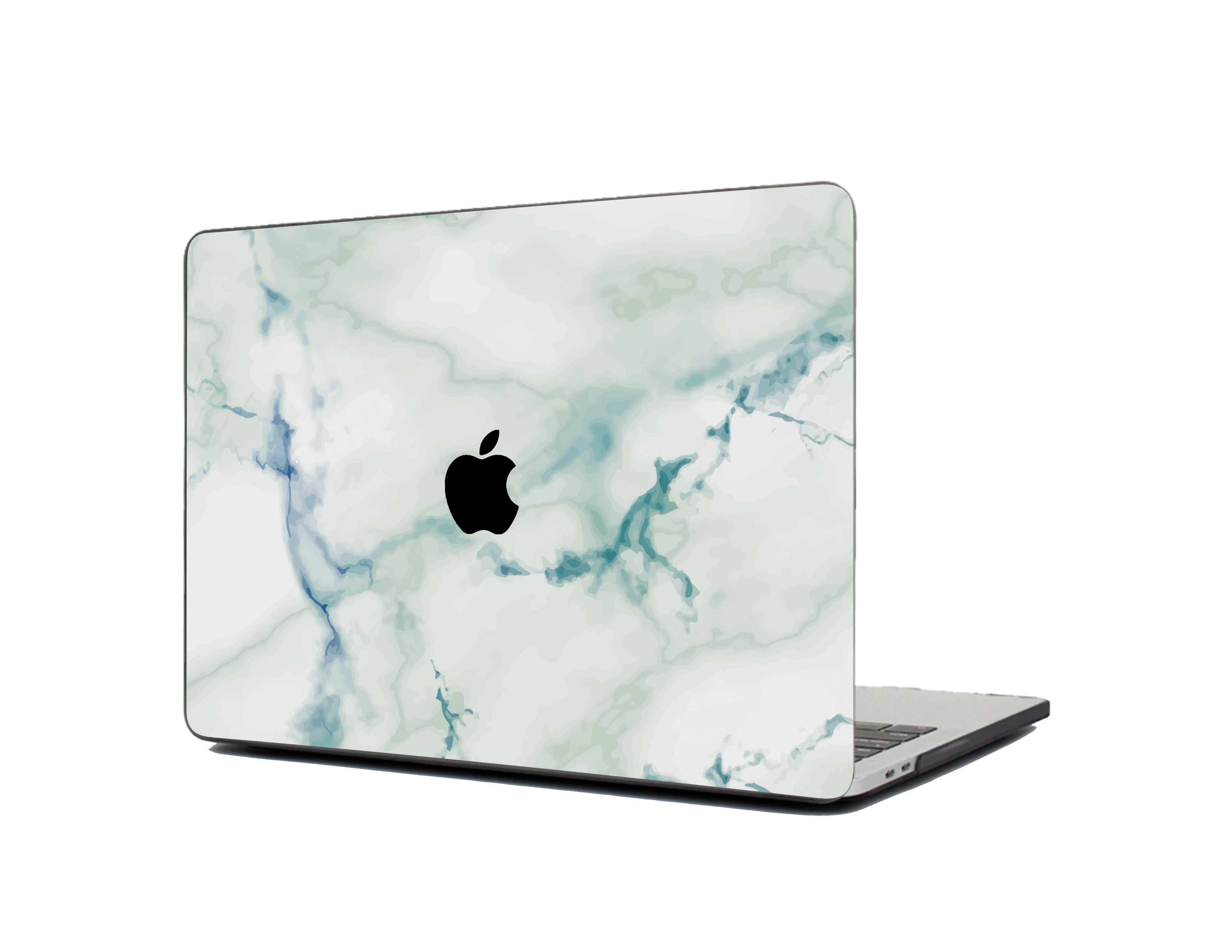 Teal Marble Textured Laptop Skin | Nekoty